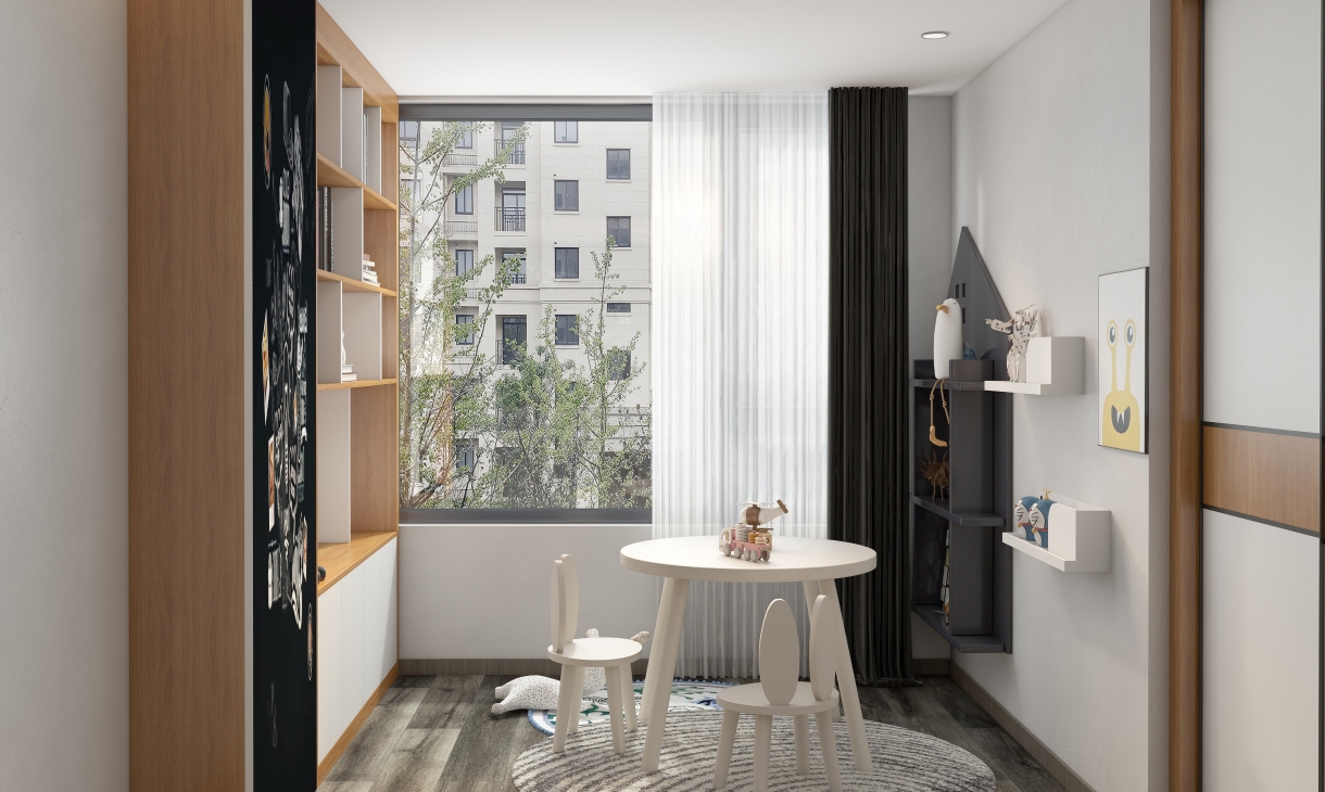 LxG·Design『江南春城定制柜体效果』|三居室混搭装修设计方案效果